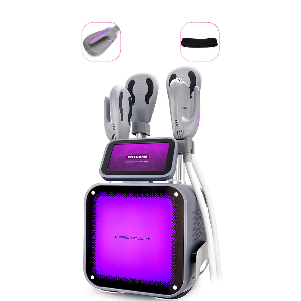 Professional 4 Handles EMS Body Sculpting Massage Machine For SPA