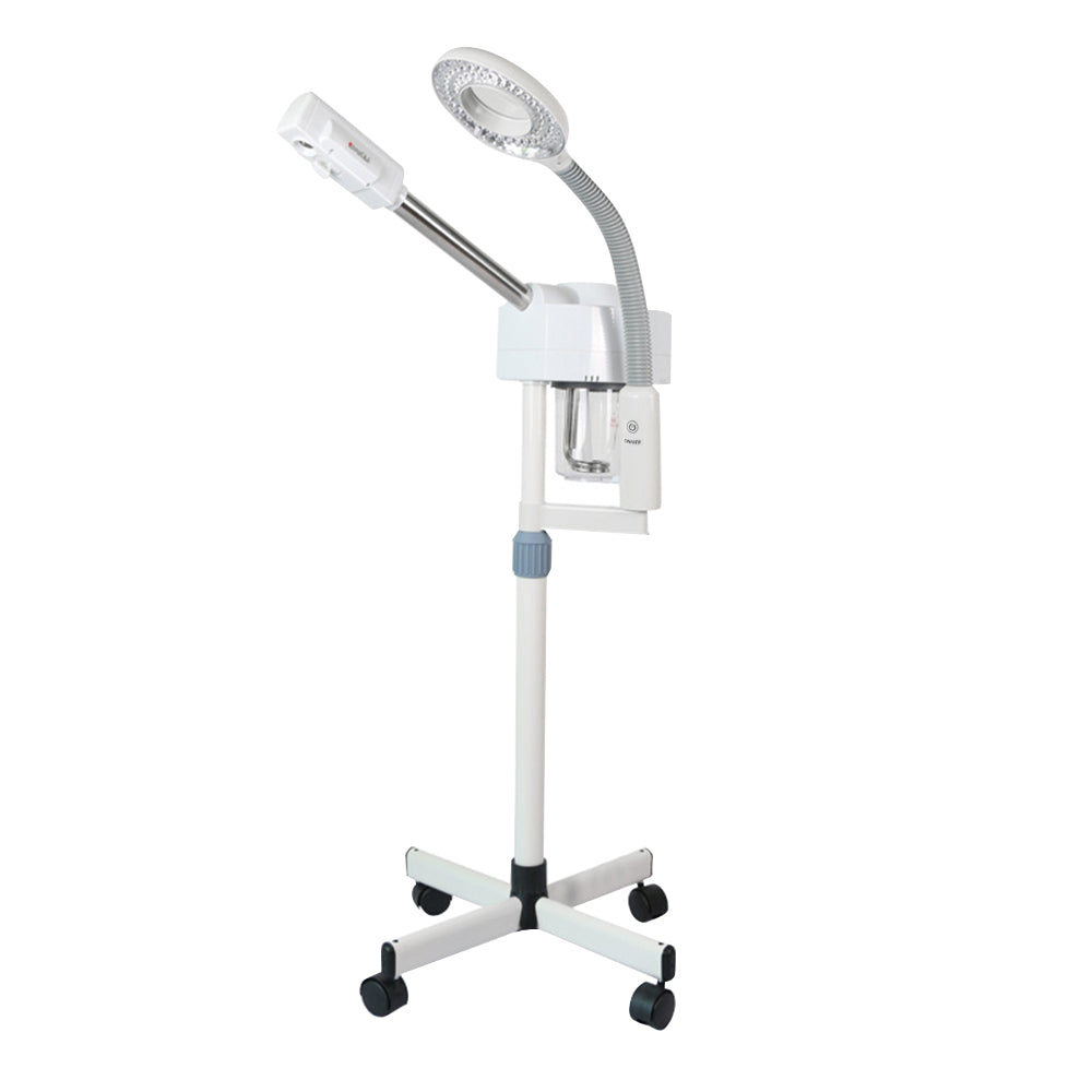 2 In 1 Facial Steamer & LED Magnifying Lamp UV Sterilization Spa Salon